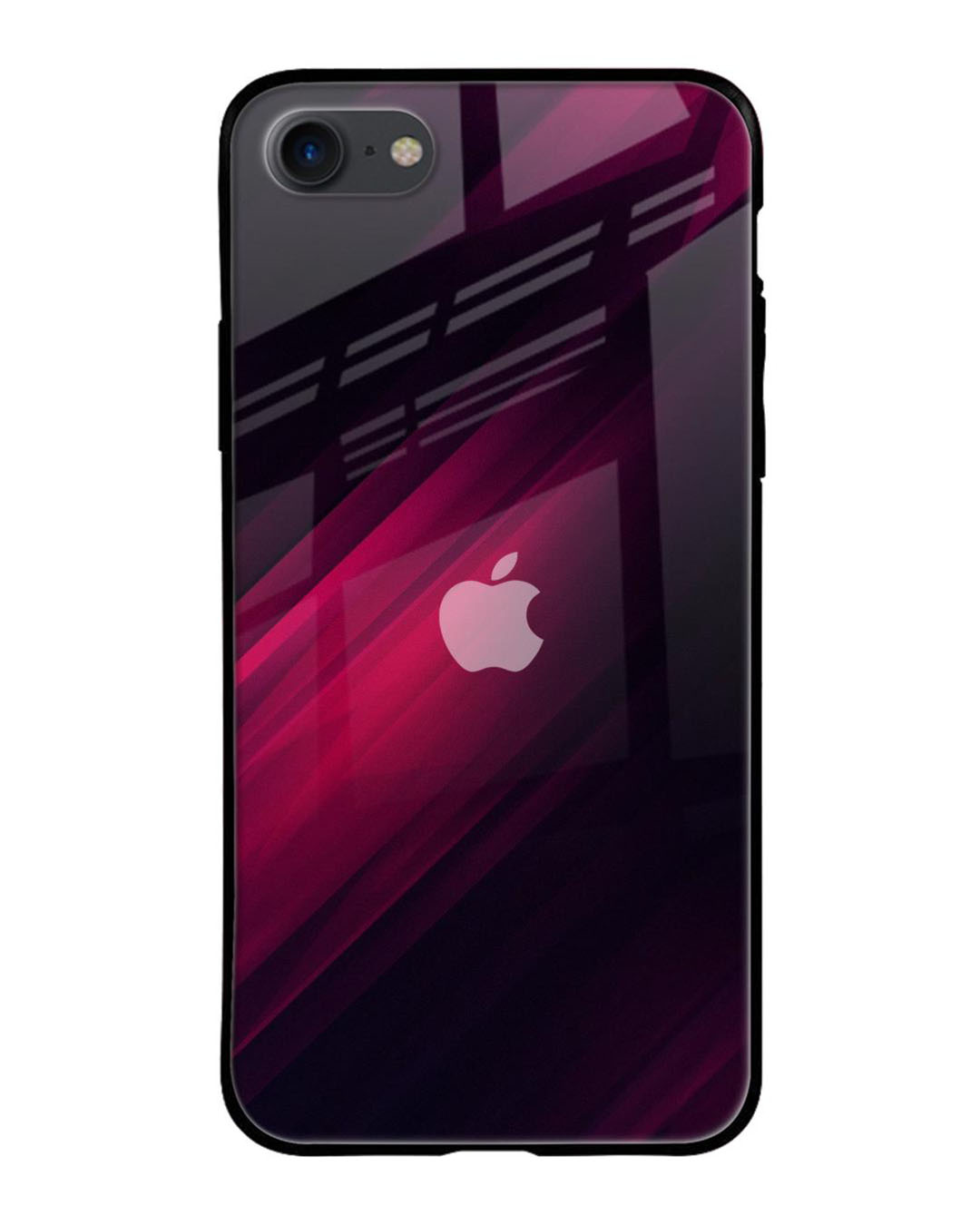 Buy Razor Black Premium Glass Case for Apple iPhone SE 2020(Shock Proof ...