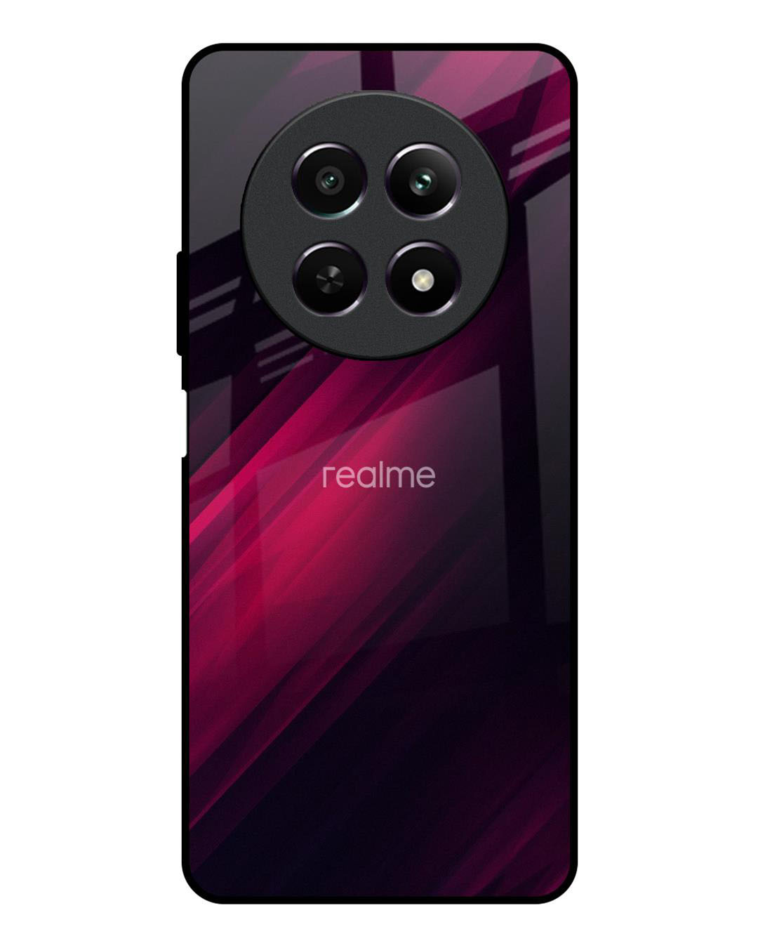 Buy Razor Black Premium Glass Case for Realme 12 5G(Shock Proof ...