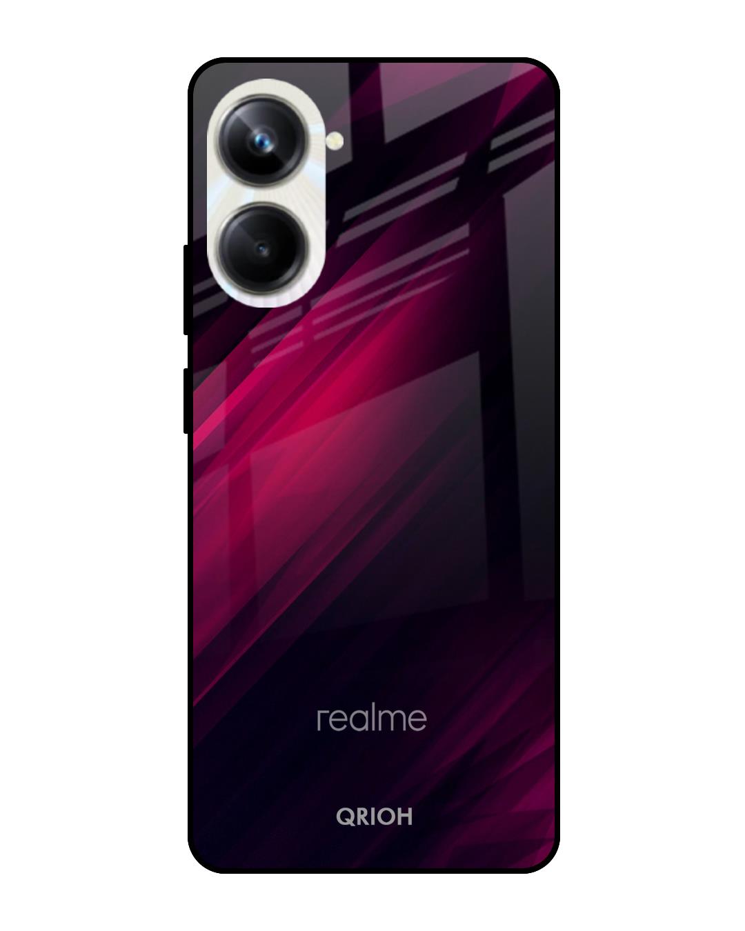 Buy Razor Black Printed Premium Glass Case for Realme 10 Pro 5G (Shock ...