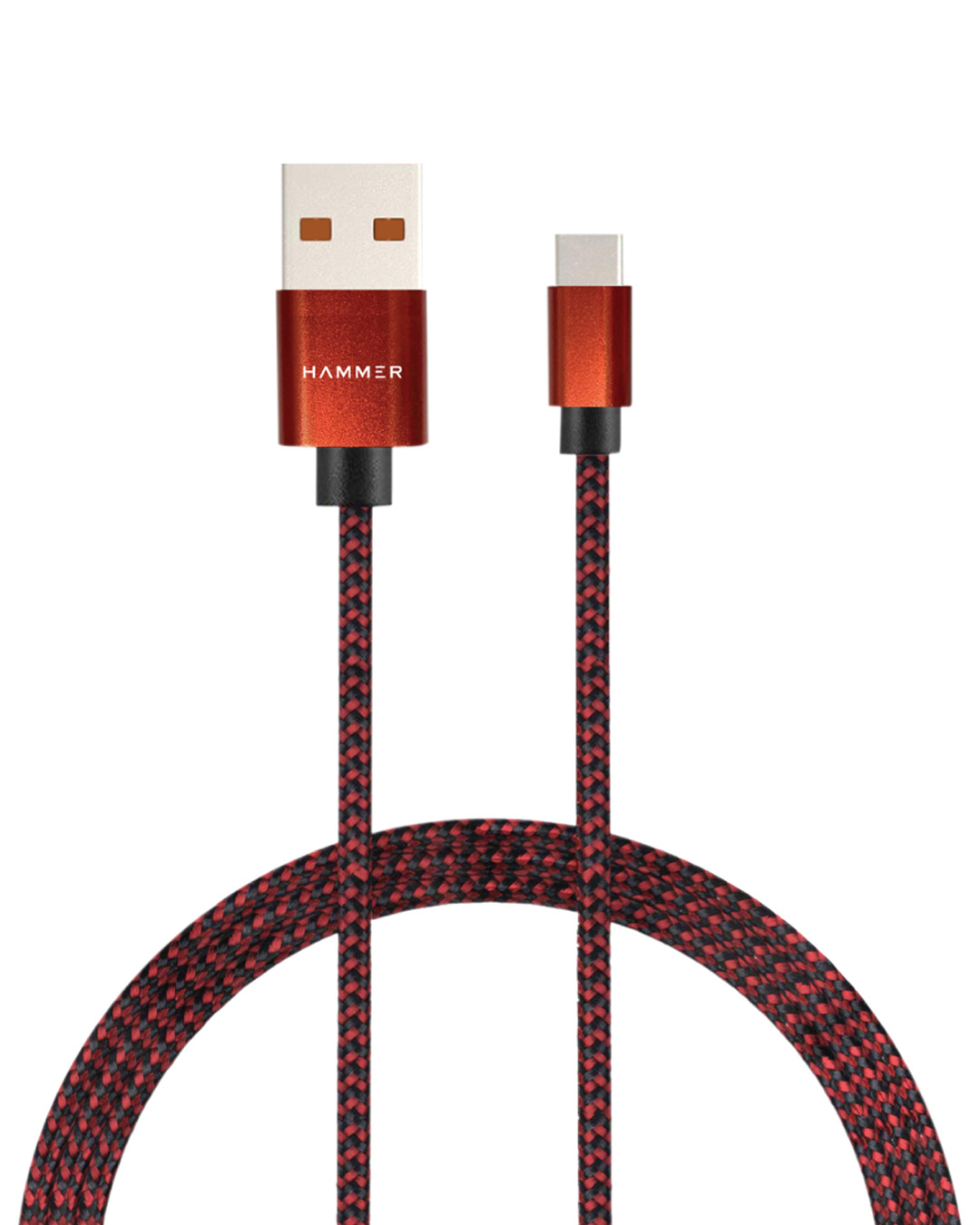 Buy Red Fast Charging Braided Type C Charging Cable Online in India at ...