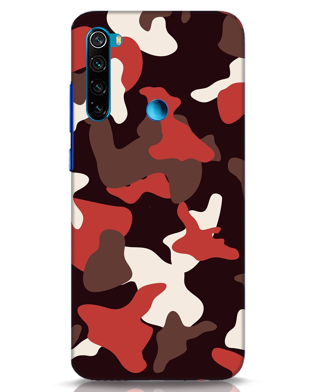 Buy Red Modern Camo Xiaomi Redmi Note 8 Mobile Cover Online in India at ...