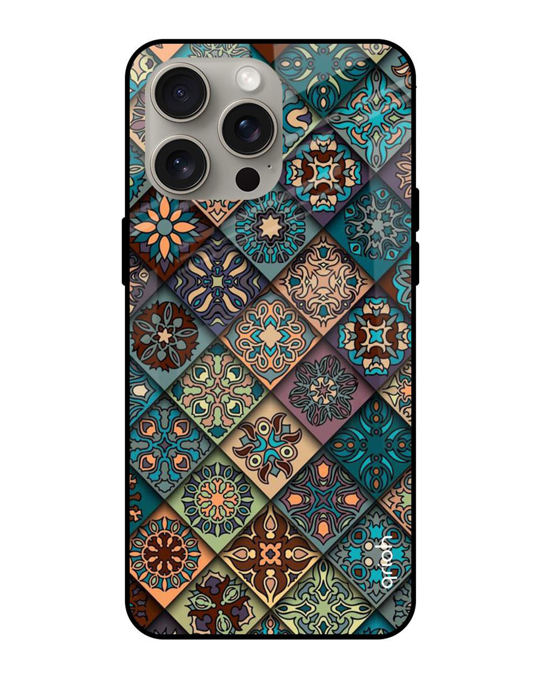 Buy Retro Art Premium Glass Case for Apple iPhone 15 Pro Max (Shock ...
