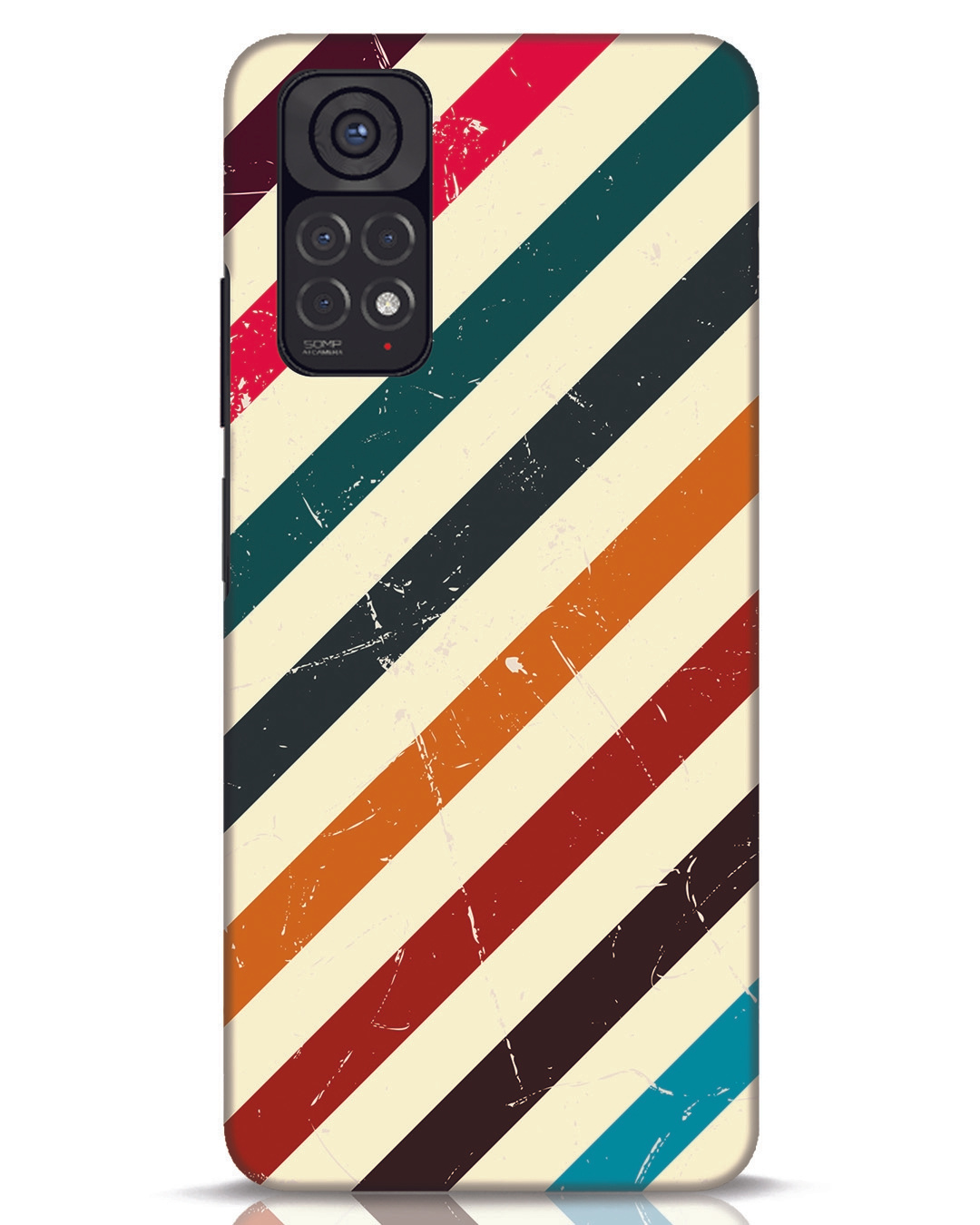 Buy Retro Stripes Designer Hard Cover for Redmi Note 11 Online in India ...