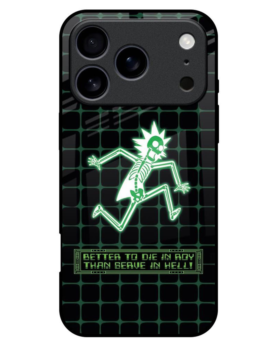 Buy Rick Skeleton Premium Glass Cover for Apple iPhone 17 Pro Max ...