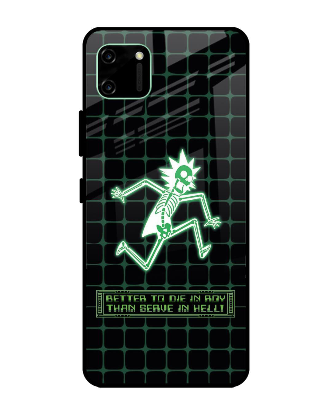 Buy Rick Skeleton Premium Glass Cover for Realme C11 Online in India at ...