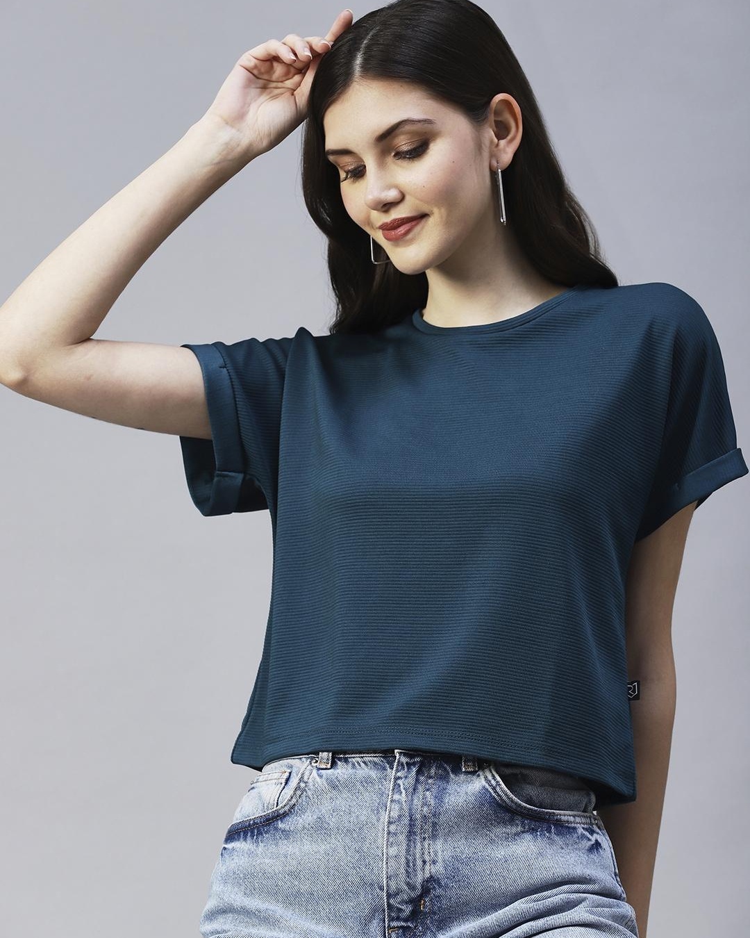 Buy Rigo Women's Green Slim Fit Top Online at Bewakoof