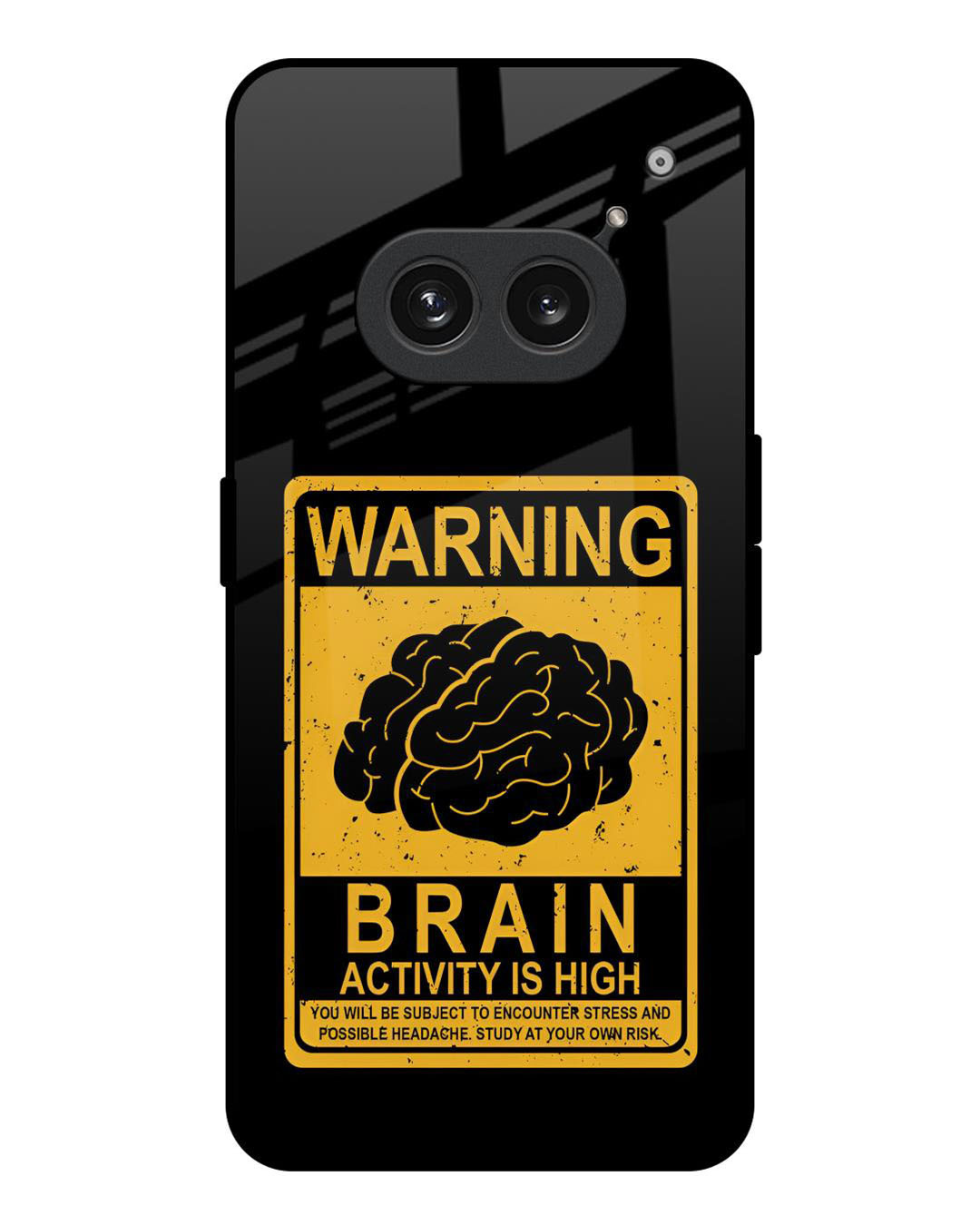 Buy Risk Of Brain Premium Glass Case for Nothing Phone (2a) 5G(Shock ...