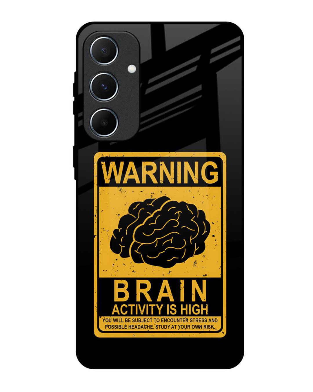 Buy Risk Of Brain Premium Glass Case for Samsung Galaxy A55 5G(Shock ...