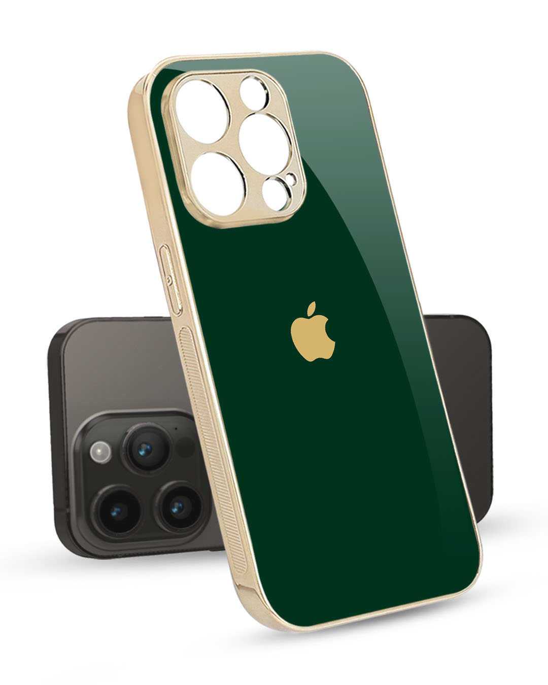 Buy Sacramento Green Gold Logo Metallic Gold Premium Glass Case for ...