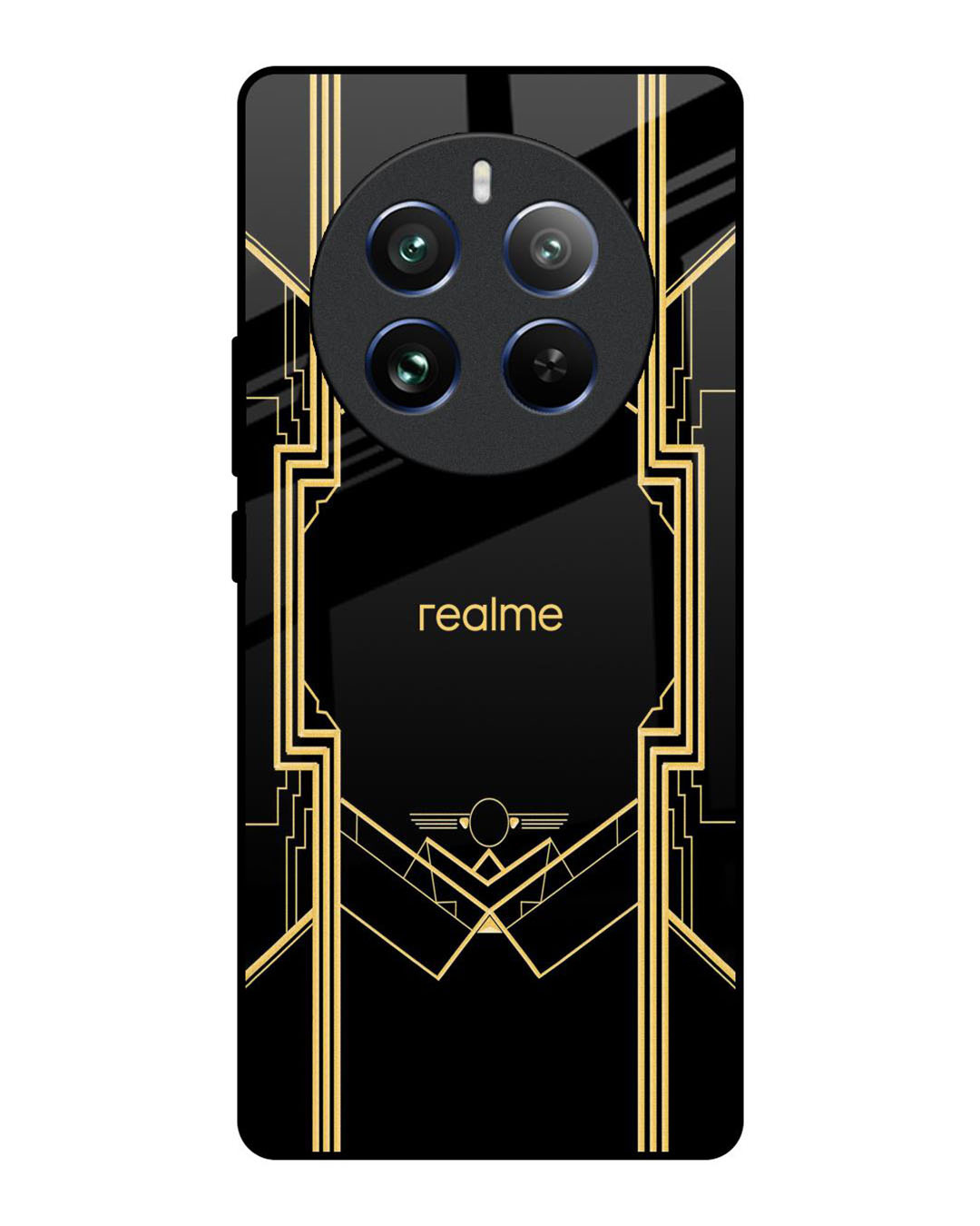 Buy Sacred Logo Premium Glass Case for Realme 12 Pro 5G(Shock Proof ...