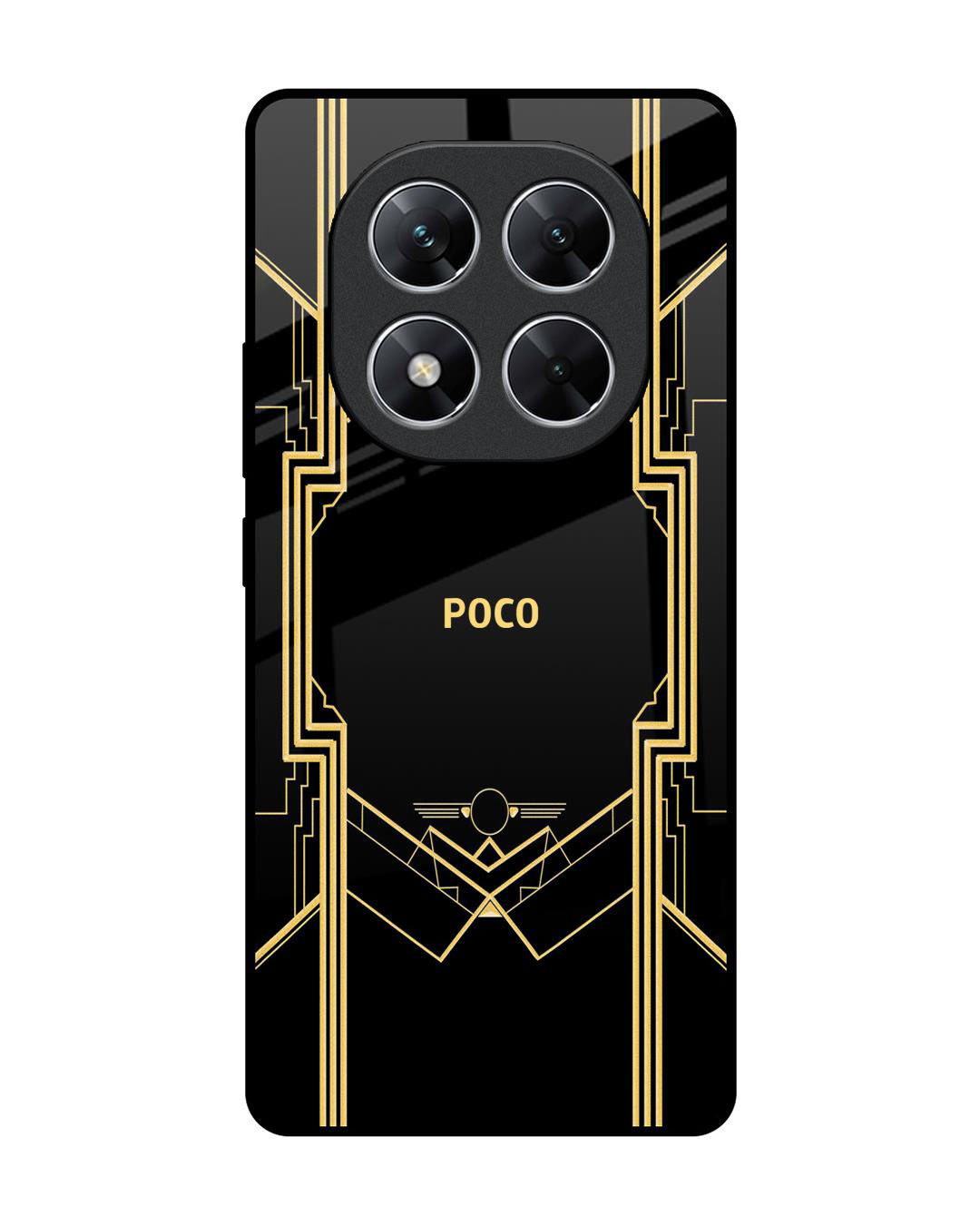 Buy Sacred Logo Premium Glass Cover for Poco X7(Shock Proof, Scratch ...