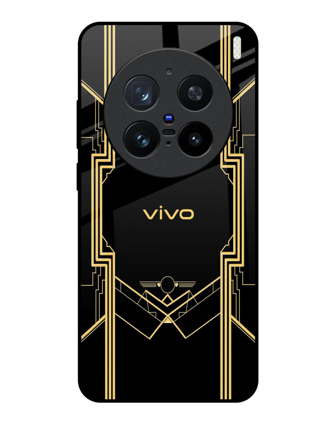 Buy Sacred Logo Premium Glass Cover for Vivo X200 Pro 5G(Shock Proof ...