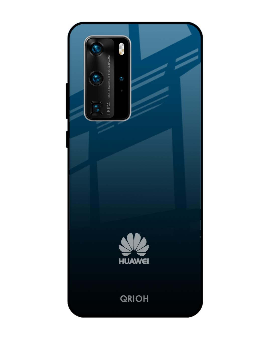 Buy Sailor Blue Premium Glass Cover For Huawei P40 Pro (Impact ...