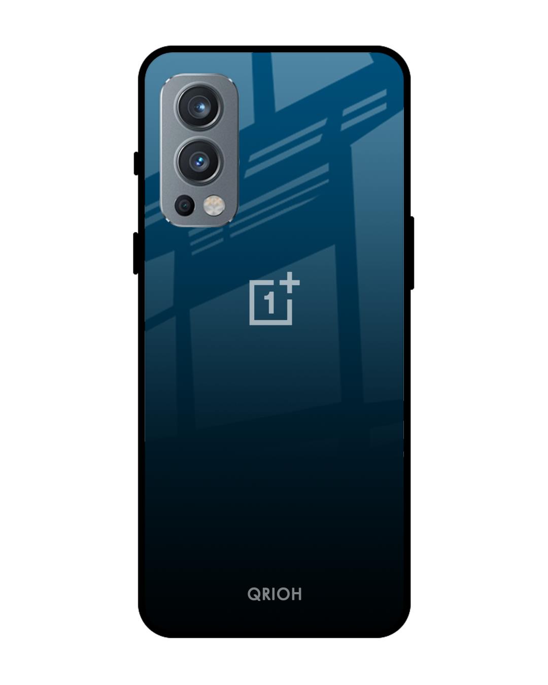 Buy Sailor Blue Premium Glass Cover For OnePlus Nord 2 5G (Impact ...