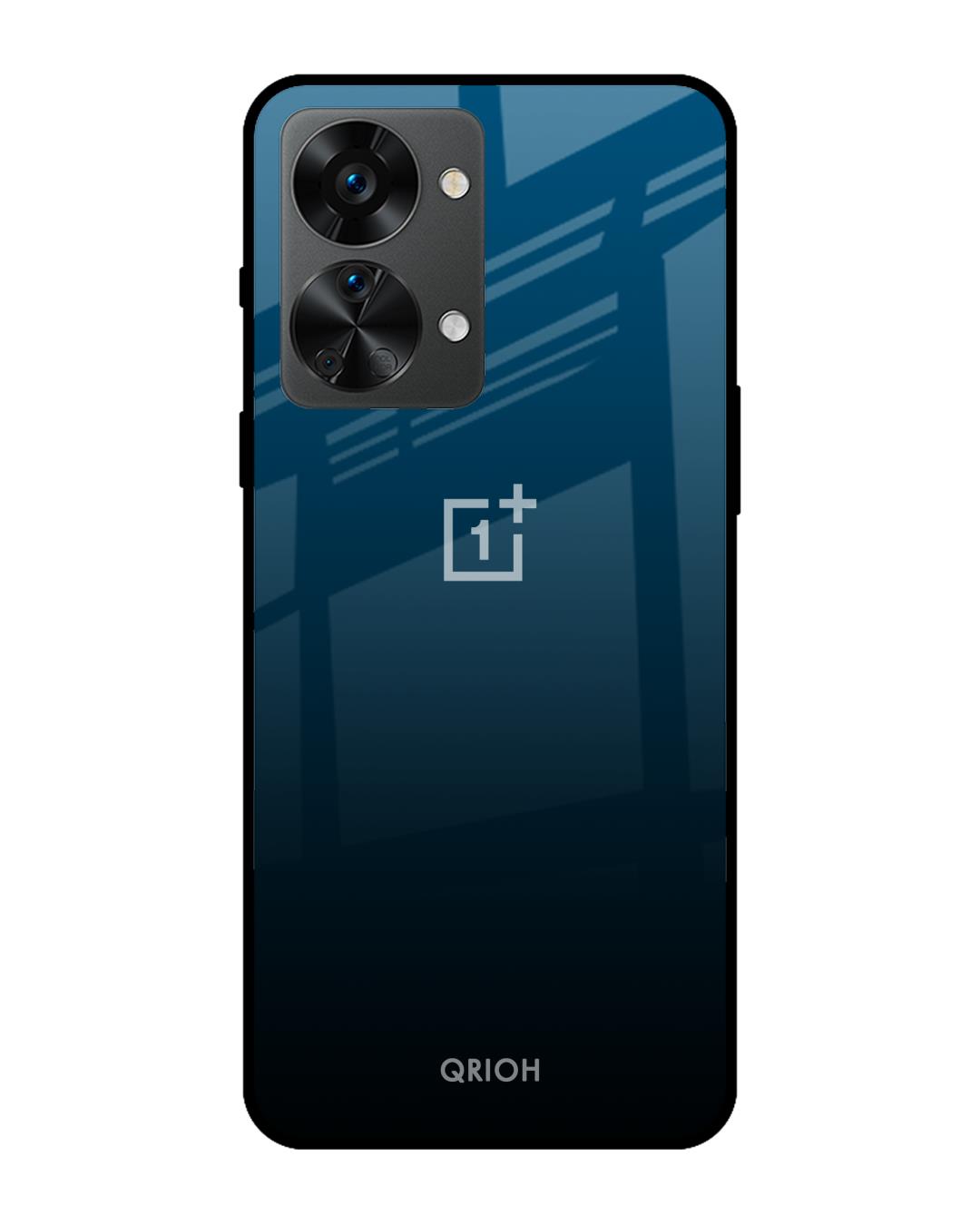 Buy Sailor Blue Premium Glass Cover For OnePlus Nord 2T 5G (Impact ...