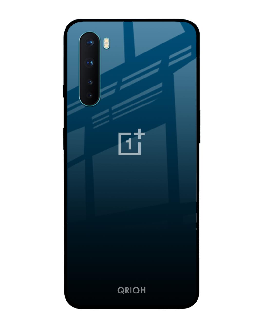 Buy Sailor Blue Premium Glass Cover For OnePlus Nord (Impact Resistant ...