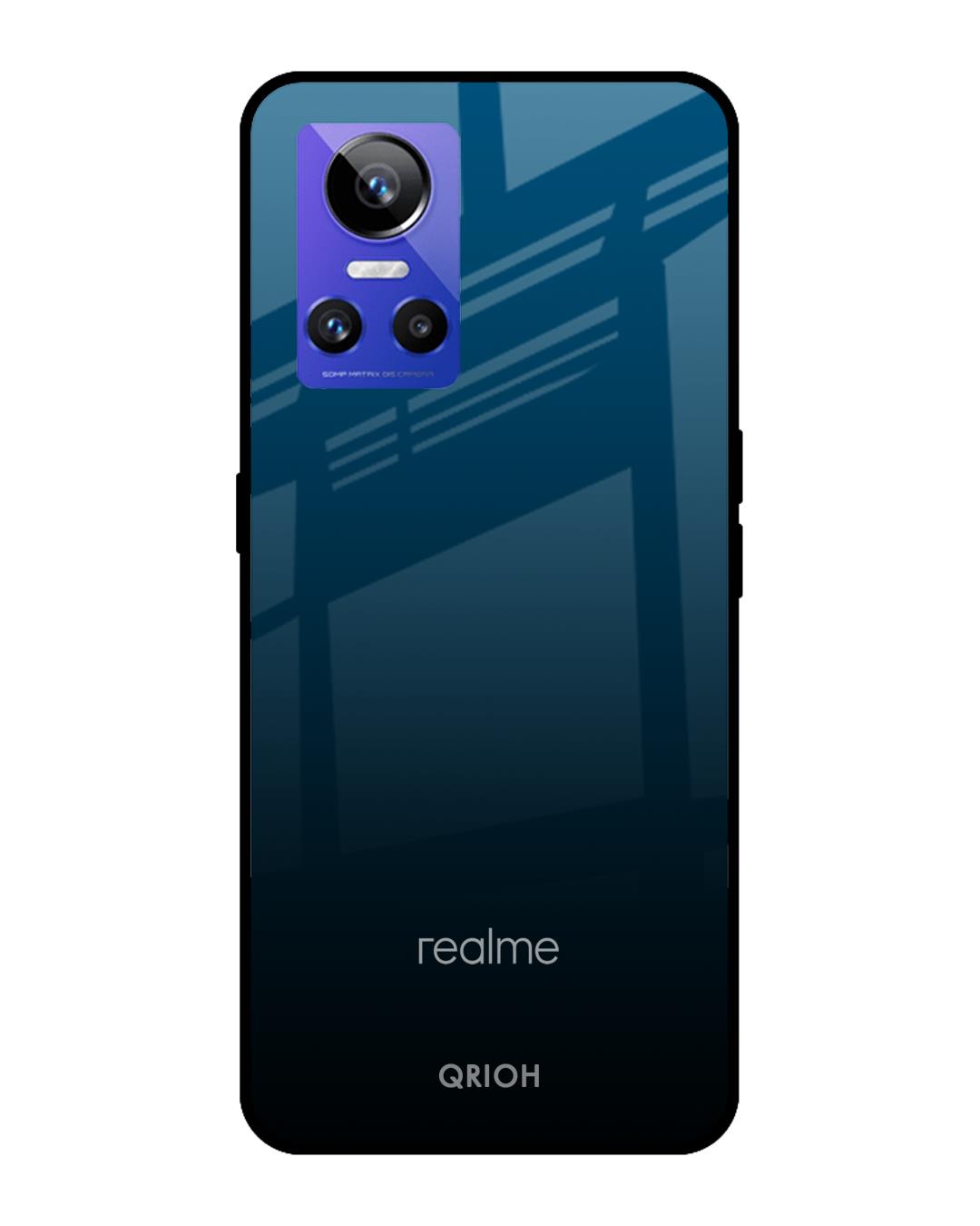 Buy Sailor Blue Premium Glass Cover forRealme GT Neo 3 (Shock Proof ...