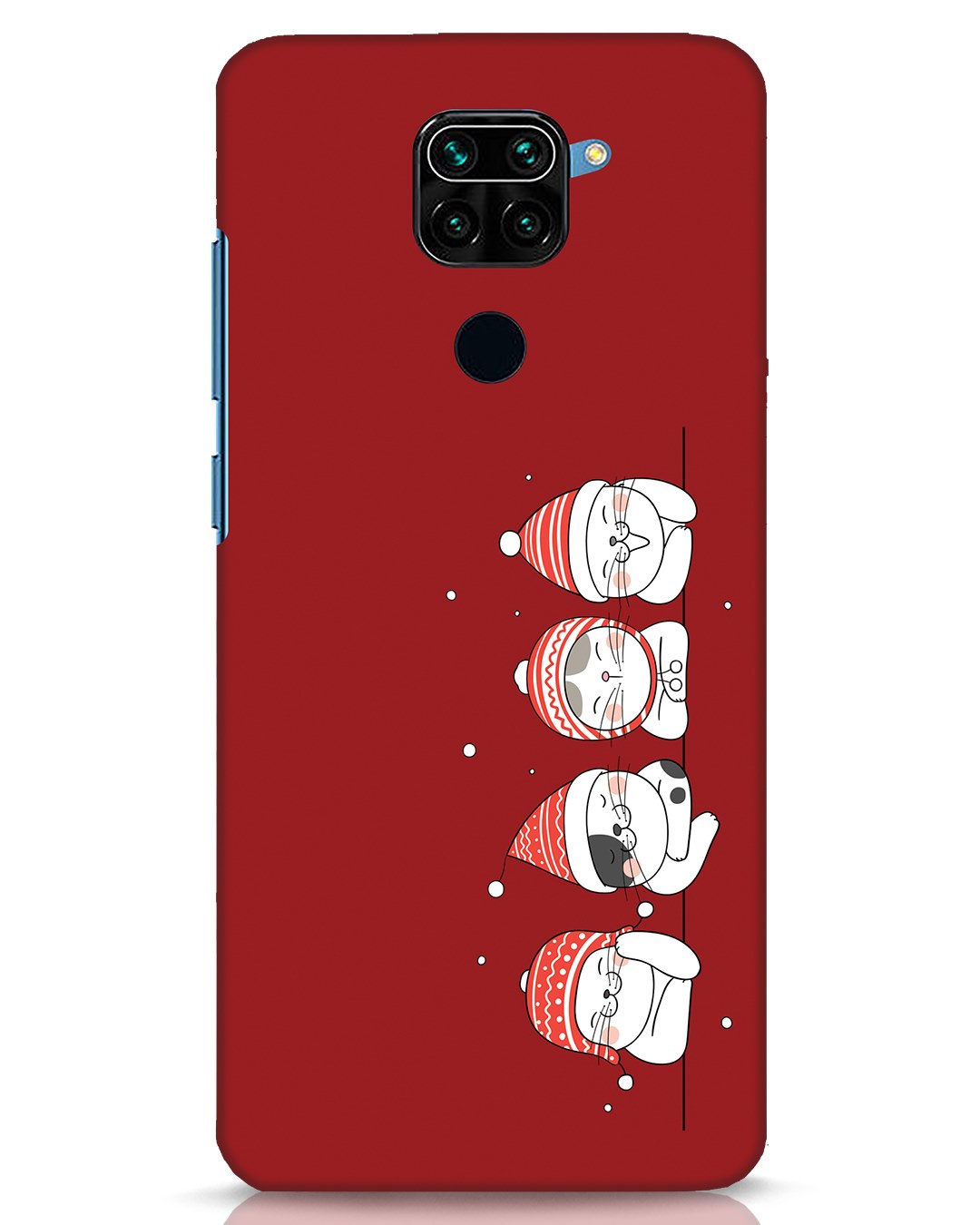 Buy Santa Cats Xiaomi Redmi Note 9 Mobile Cover Online in India at Bewakoof