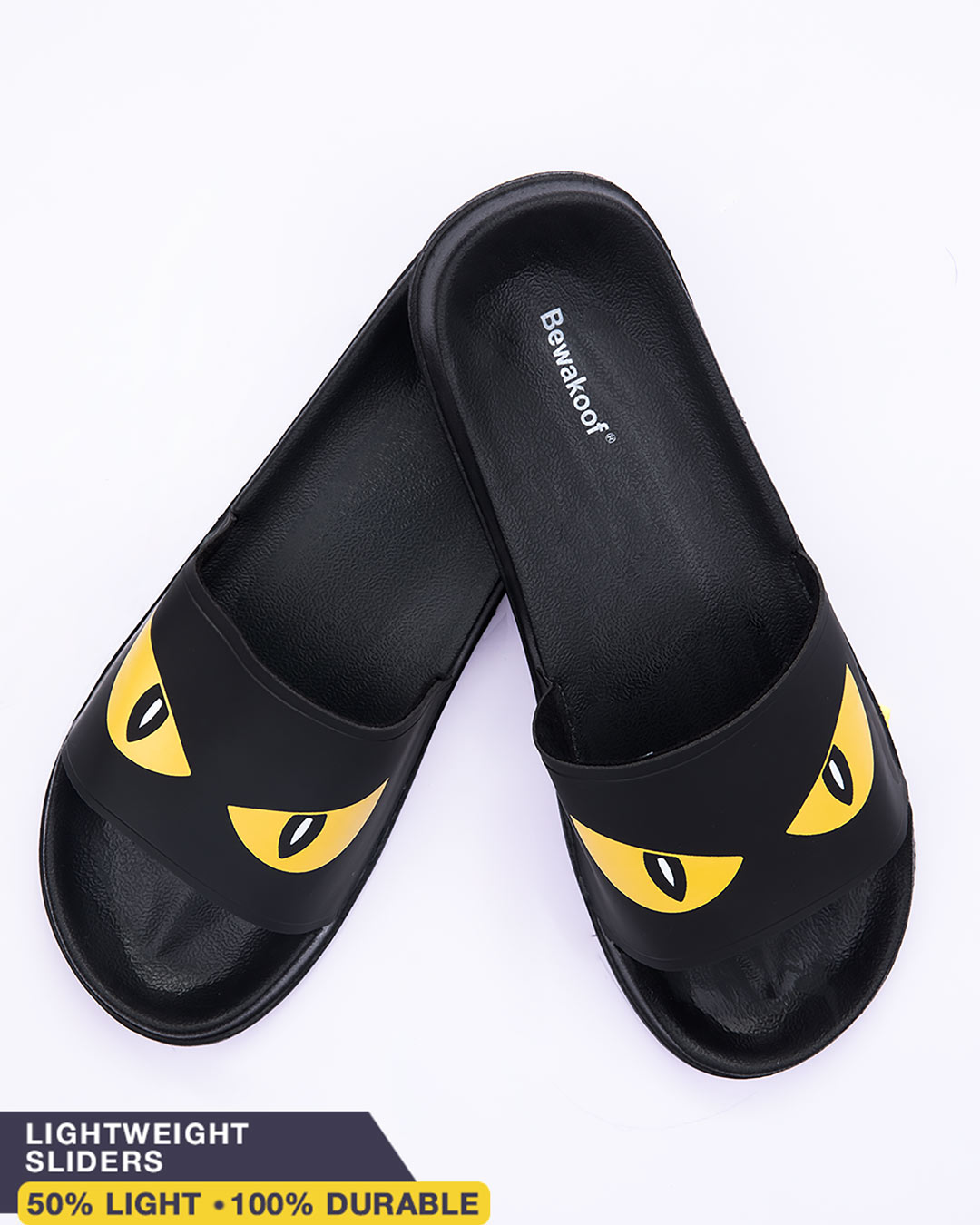 Buy Scary Eyes Lightweight Men's Slider Online in India at Bewakoof