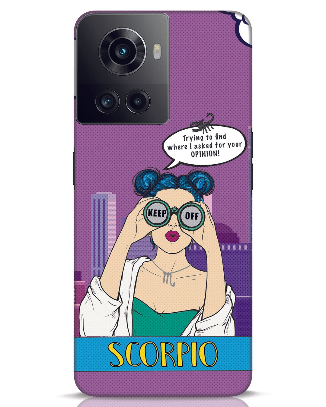 Buy Scorpio Zodiac Designer Hard Cover for OnePlus 10 R Online in India ...