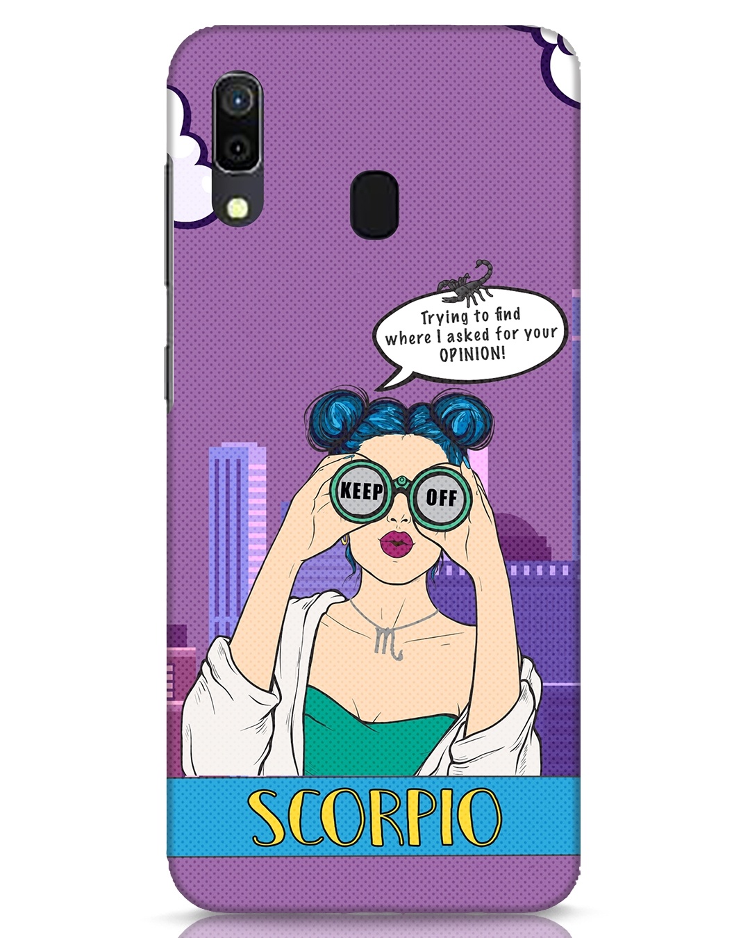 Buy Scorpio Zodiac Designer Hard Cover for Samsung Galaxy A30 Online in ...