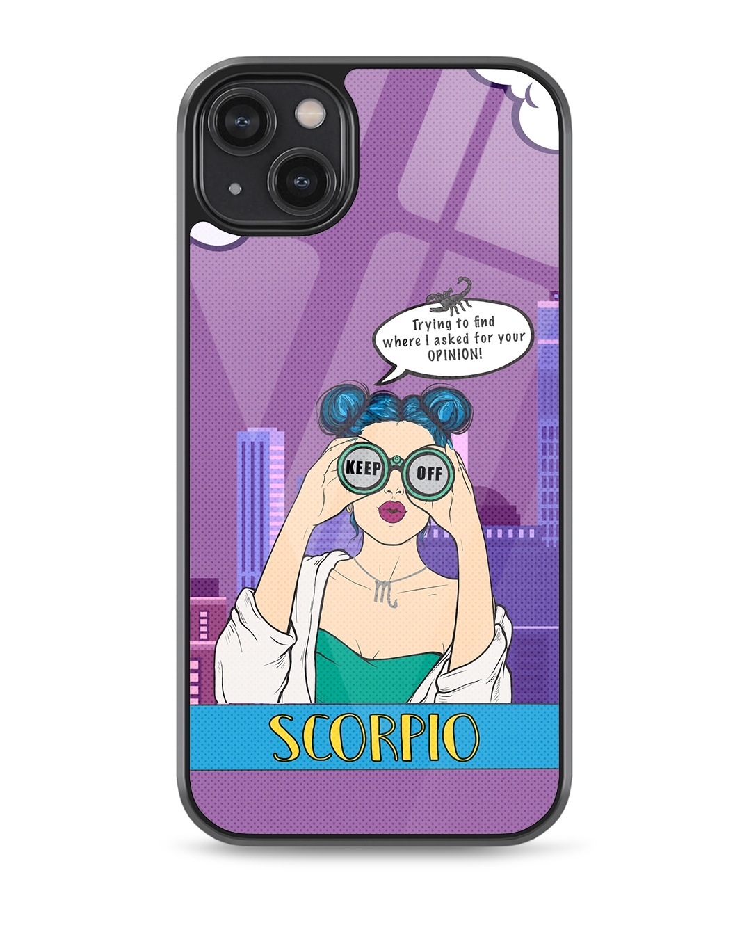 Buy Scorpio Zodiac Premium Glass Cover for Apple iPhone 14 Plus Online ...