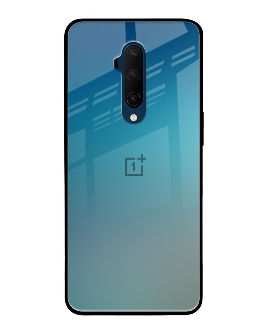 Buy Sea Theme Gradient Premium Glass Case for OnePlus 7T Pro (Shock ...