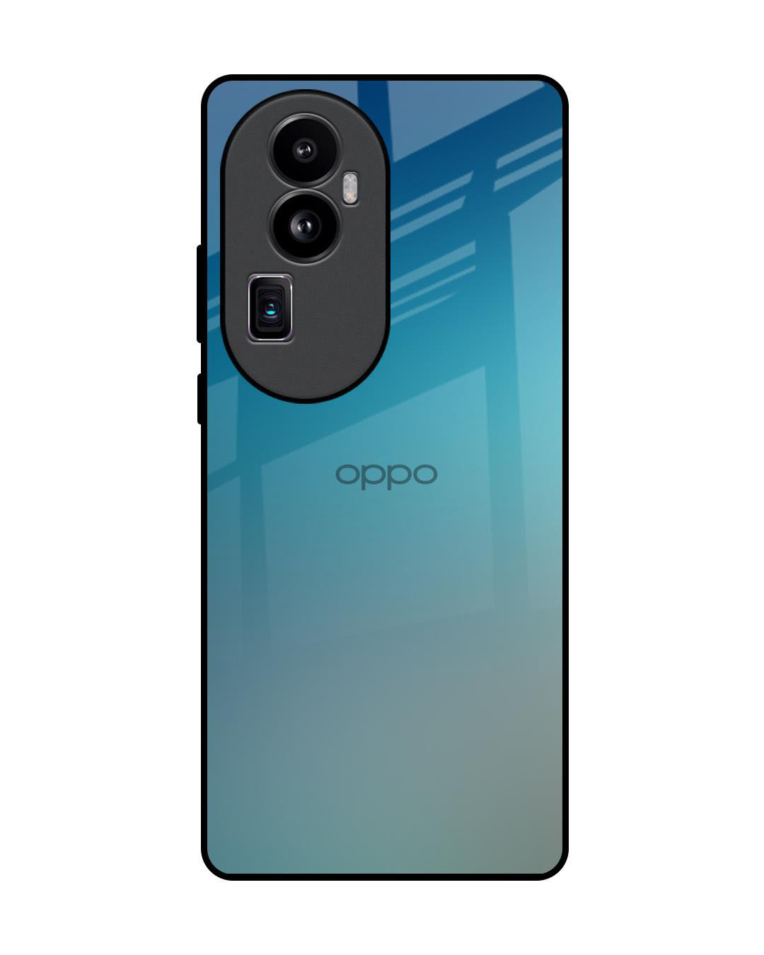 Buy Sea Theme Gradient Premium Glass Case for Oppo Reno 10 Pro Plus 5G ...