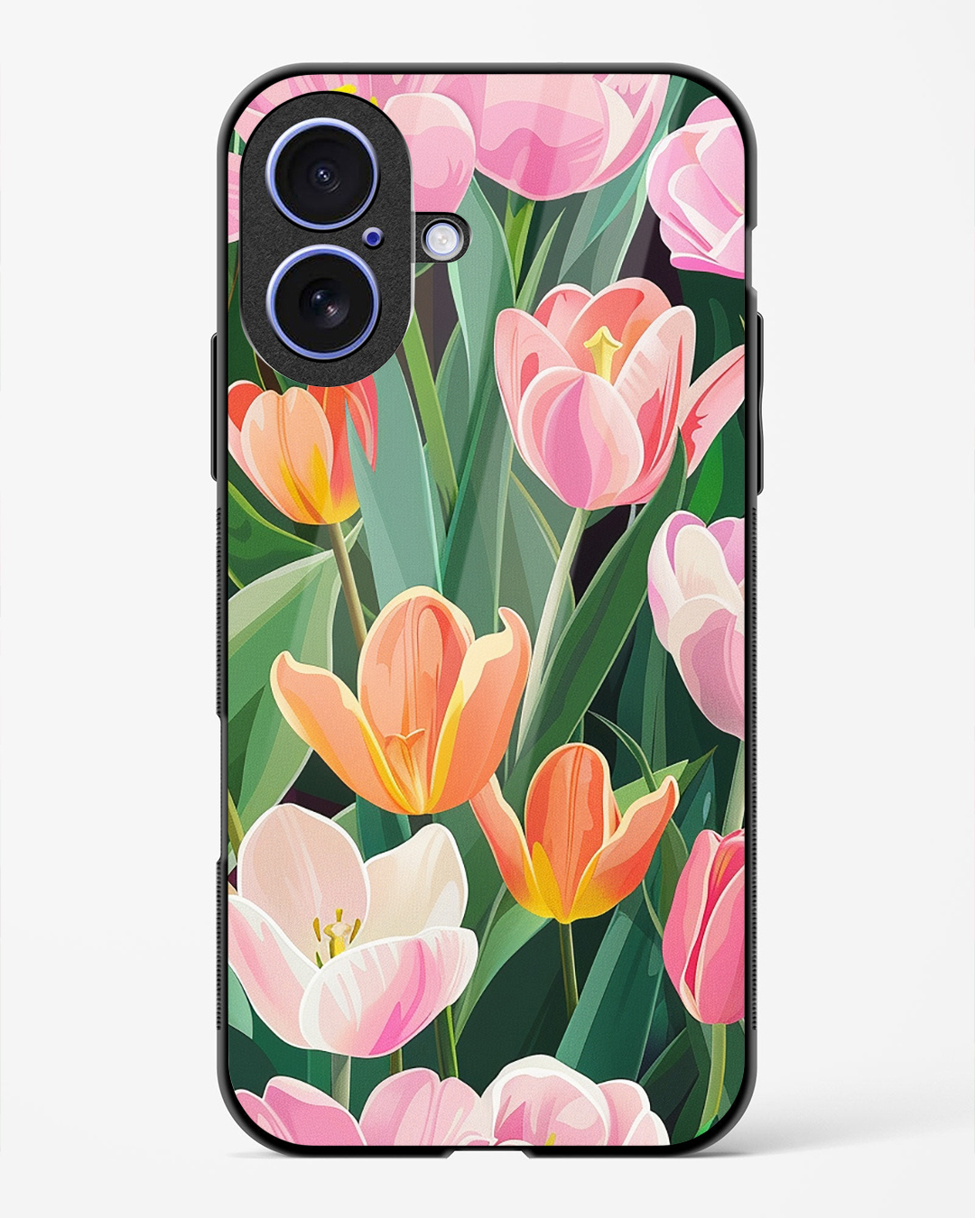 Buy Secret Garden Serenity Premium Glass Case for Apple iPhone 16 Plus ...