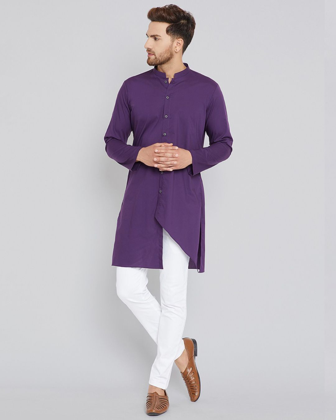 Buy See Designs Purple Kurta With Pyjama Online in India at Bewakoof
