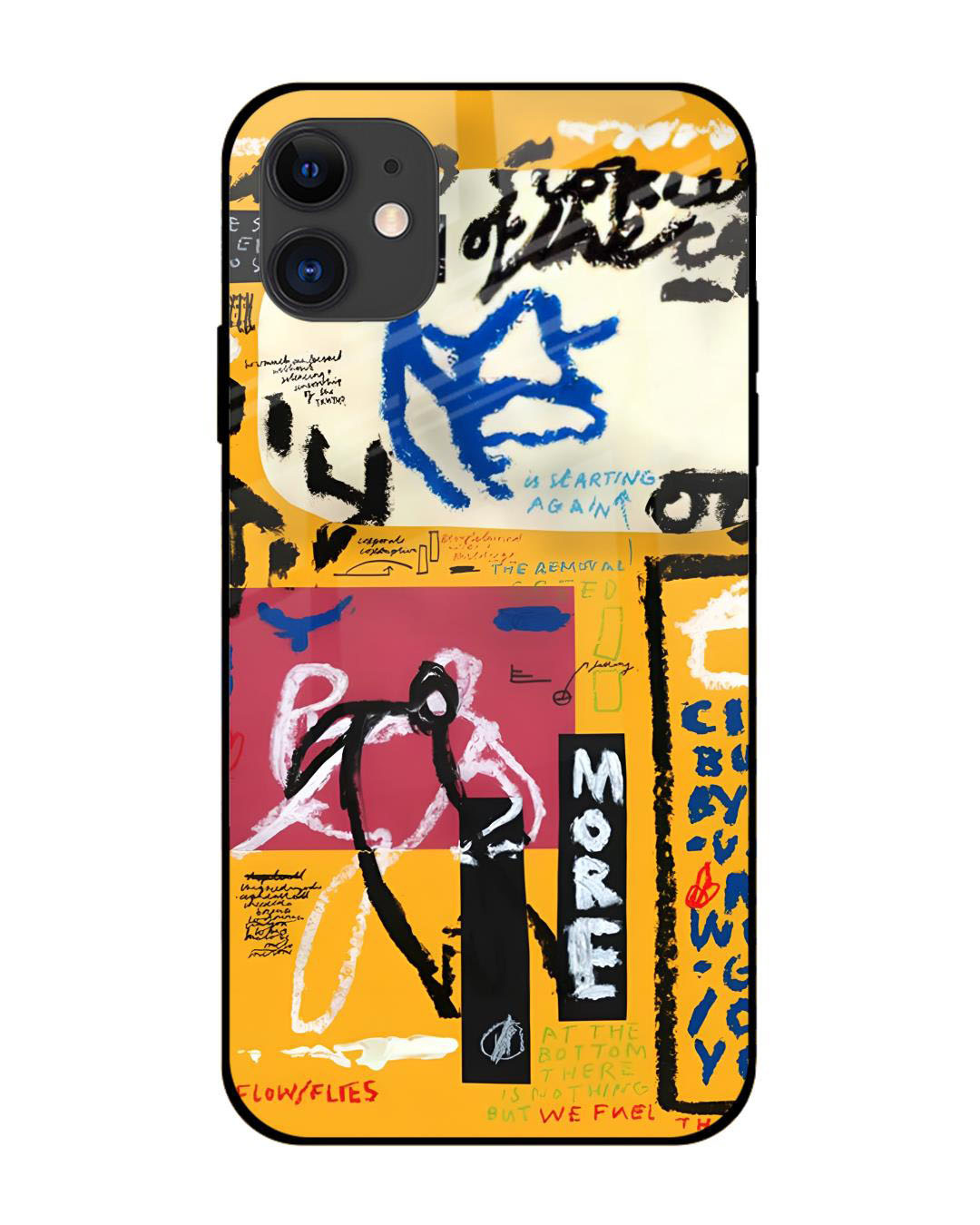 Buy Self Documentation Premium Glass Case for Apple iPhone 12 (Shock ...