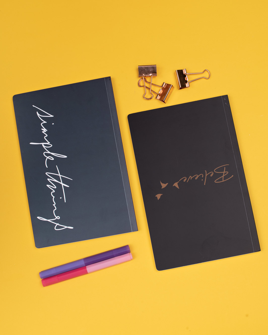 Buy Set of 2: Simple things & Minimal Believe Notebooks Online in India ...