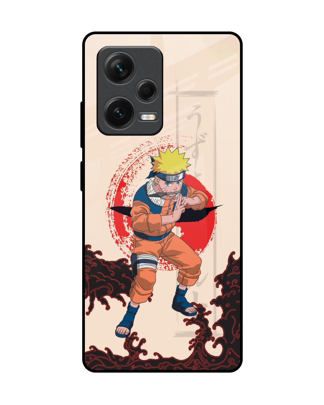 Buy Shadow Clone Jutsu Premium Glass Cover for Redmi Note 12 Pro 5G ...