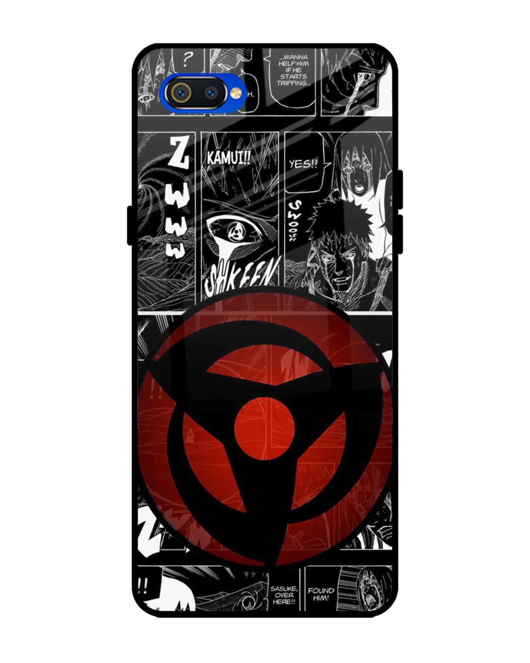 Buy Sharingan Premium Glass Case for Realme C2 (Shock Proof, Scratch ...