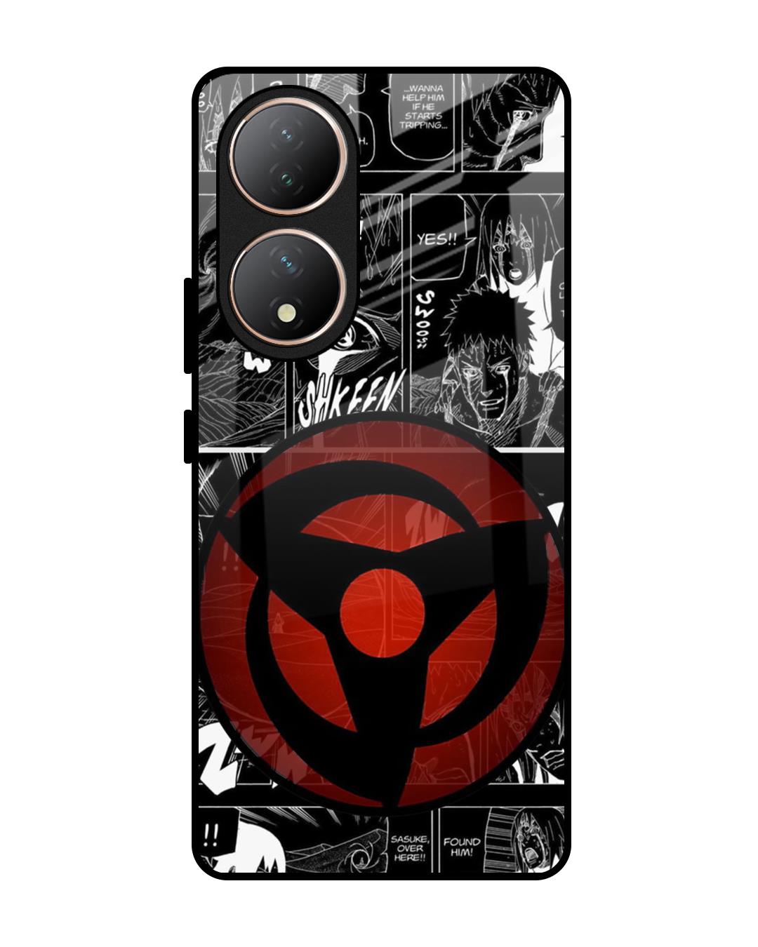 Buy Sharingan Premium Glass Case for Vivo Y100 (Shock Proof, Scratch ...