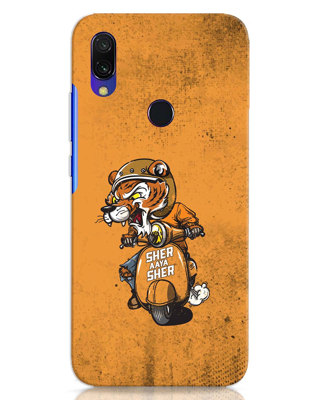 Buy Sher Aaya Sher Xiaomi Redmi 7 Mobile Cover for Unisex Online at ...