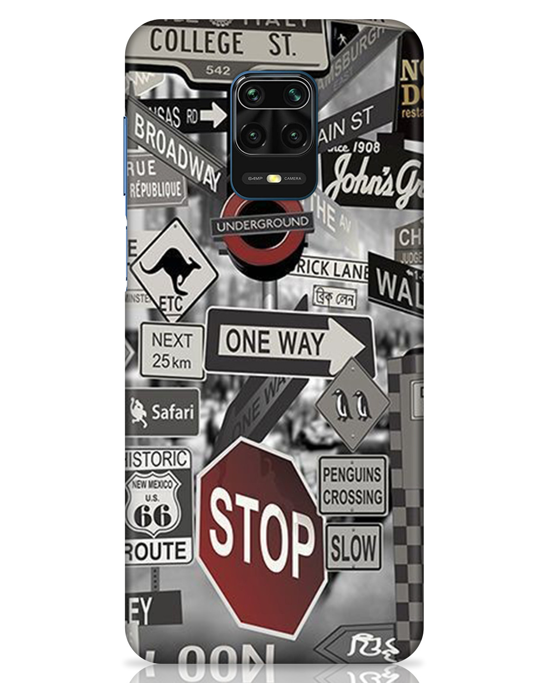 Buy Signals Printed Designer Hard Cover for Xiaomi Redmi Note 9 Pro ...