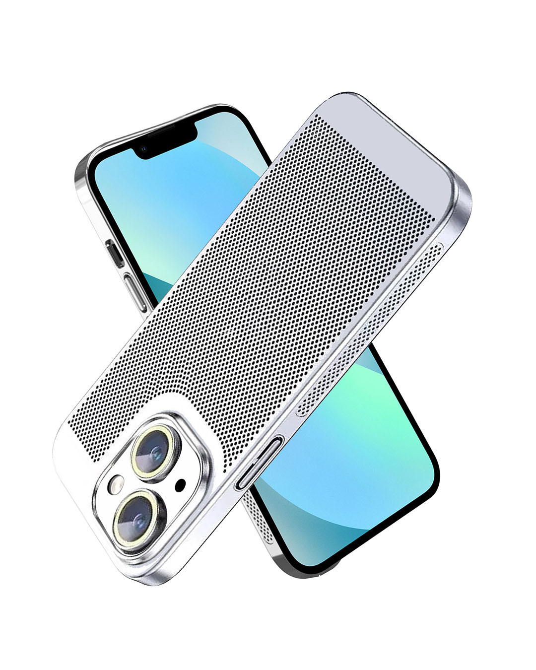 Buy Silver Camera Protection Case for Apple iPhone 14 Online in India ...