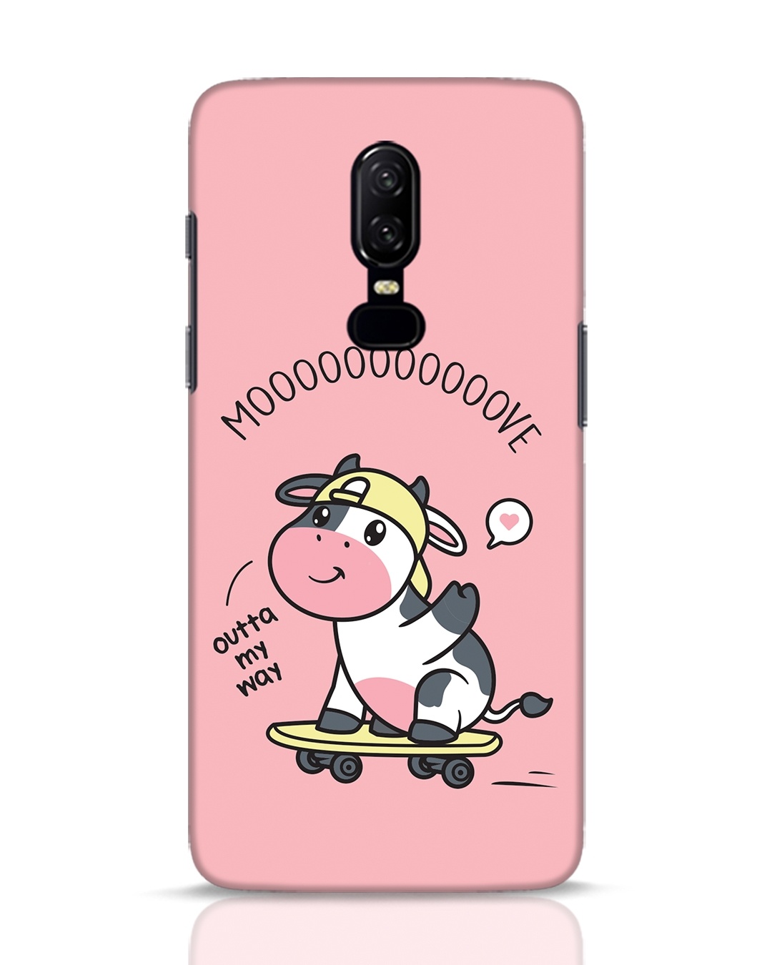 Buy Skater Moo Designer Hard Cover for OnePlus 6 Online in India at ...