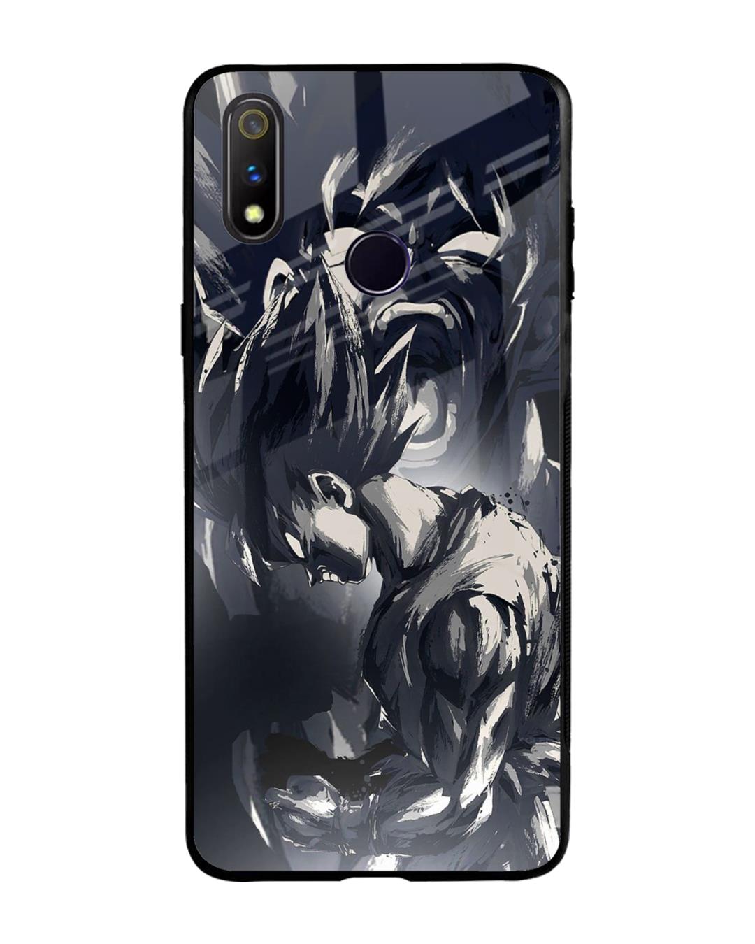 Buy Sketch Art DB Premium Glass Case for Realme 3 Pro (Shock Proof ...