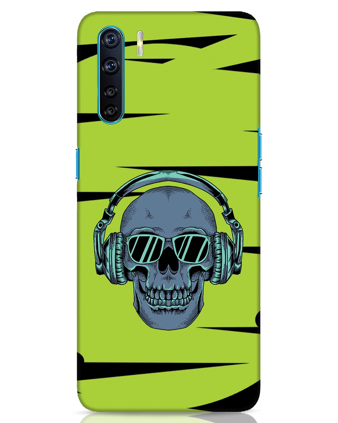 Buy Skull Headphone Neon Oppo F15 Mobile Cover Online in India at Bewakoof