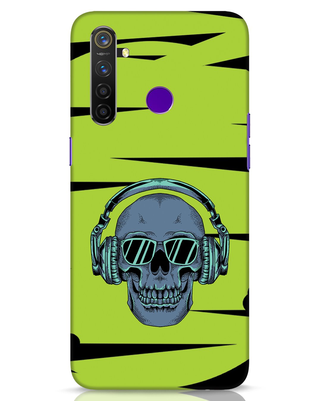 Buy Skull Headphone Neon Realme 5 Pro Mobile Cover Online in India at ...