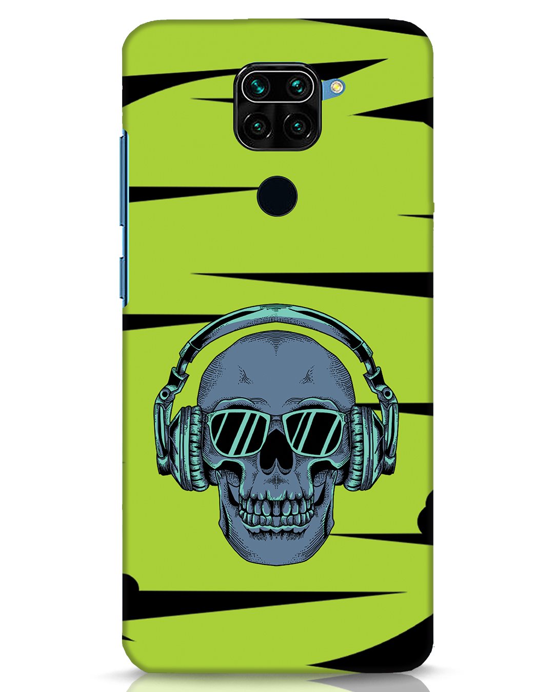 Buy Skull Headphone Neon Xiaomi Redmi Note 9 Mobile Cover Online in ...
