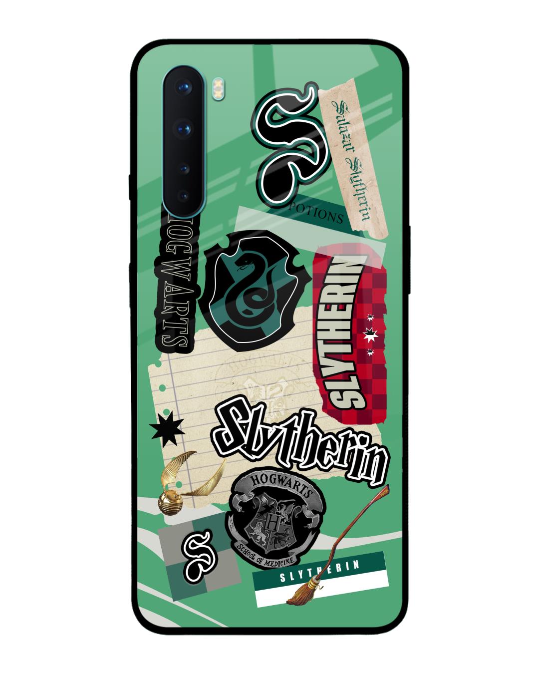 Buy Slytherin Premium Glass Case for OnePlus Nord (Shock Proof, Scratch ...
