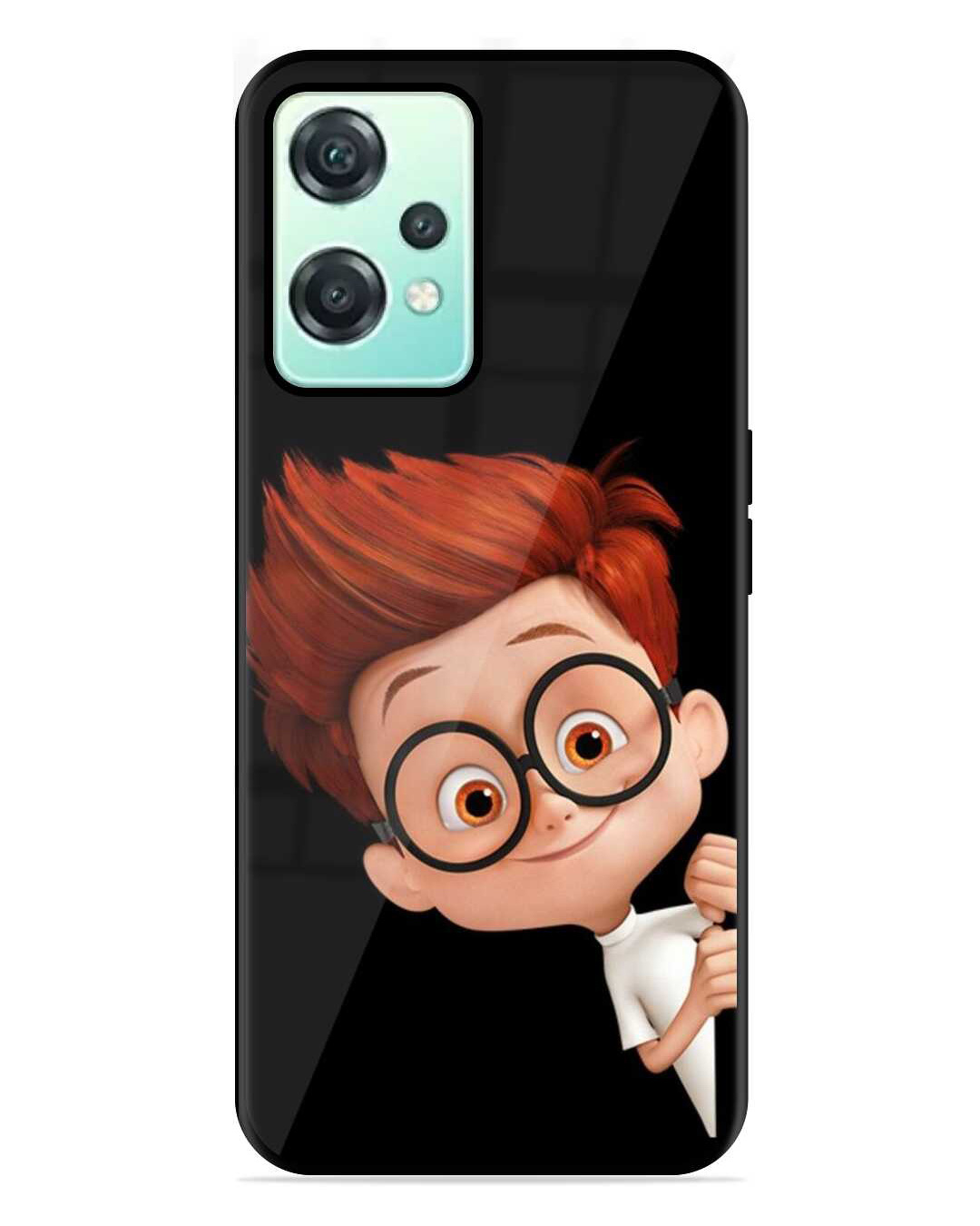Buy Smart Boy Cartoon Premium Glass Case for OnePlus Nord CE 2 Lite 5G ...