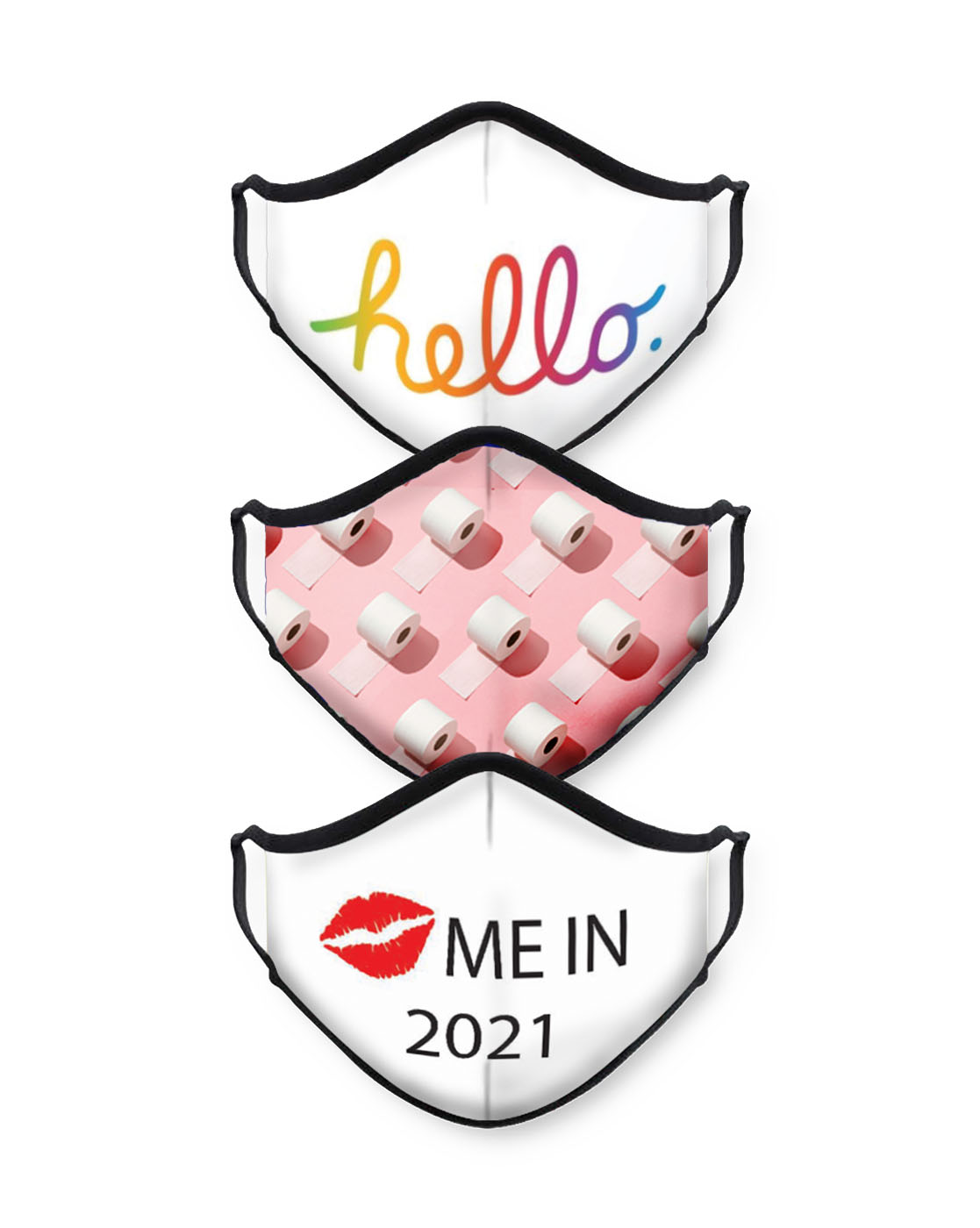 Buy Smugglerz Hello-Toilet-Kiss Me Bundle Combo Mask Online in India at ...