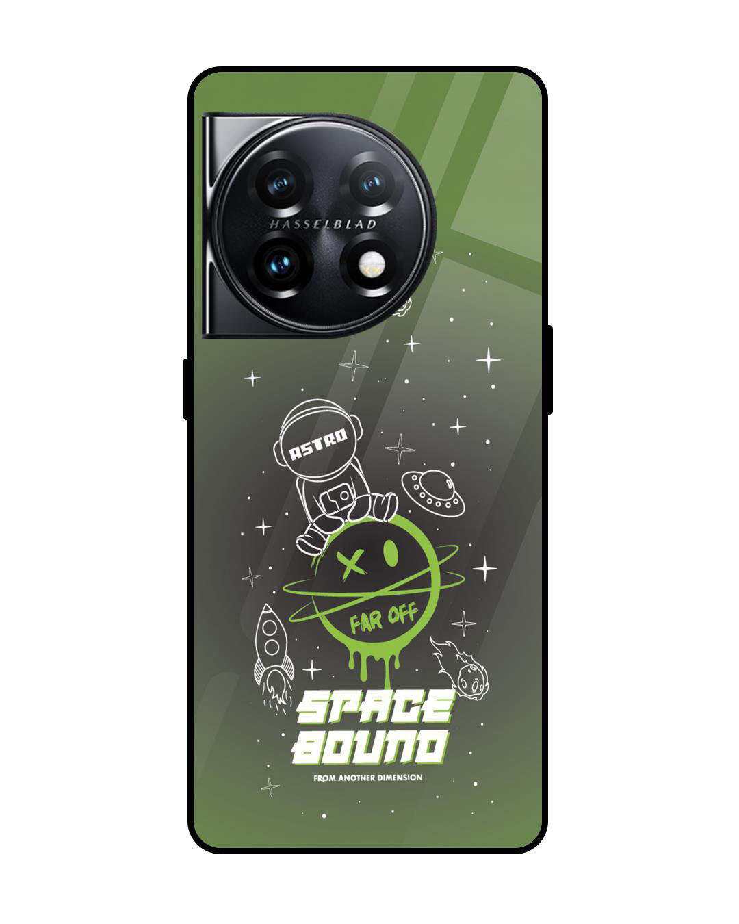 Buy Space Bound Premium Glass Cover for OnePlus 11 5G Online in India ...