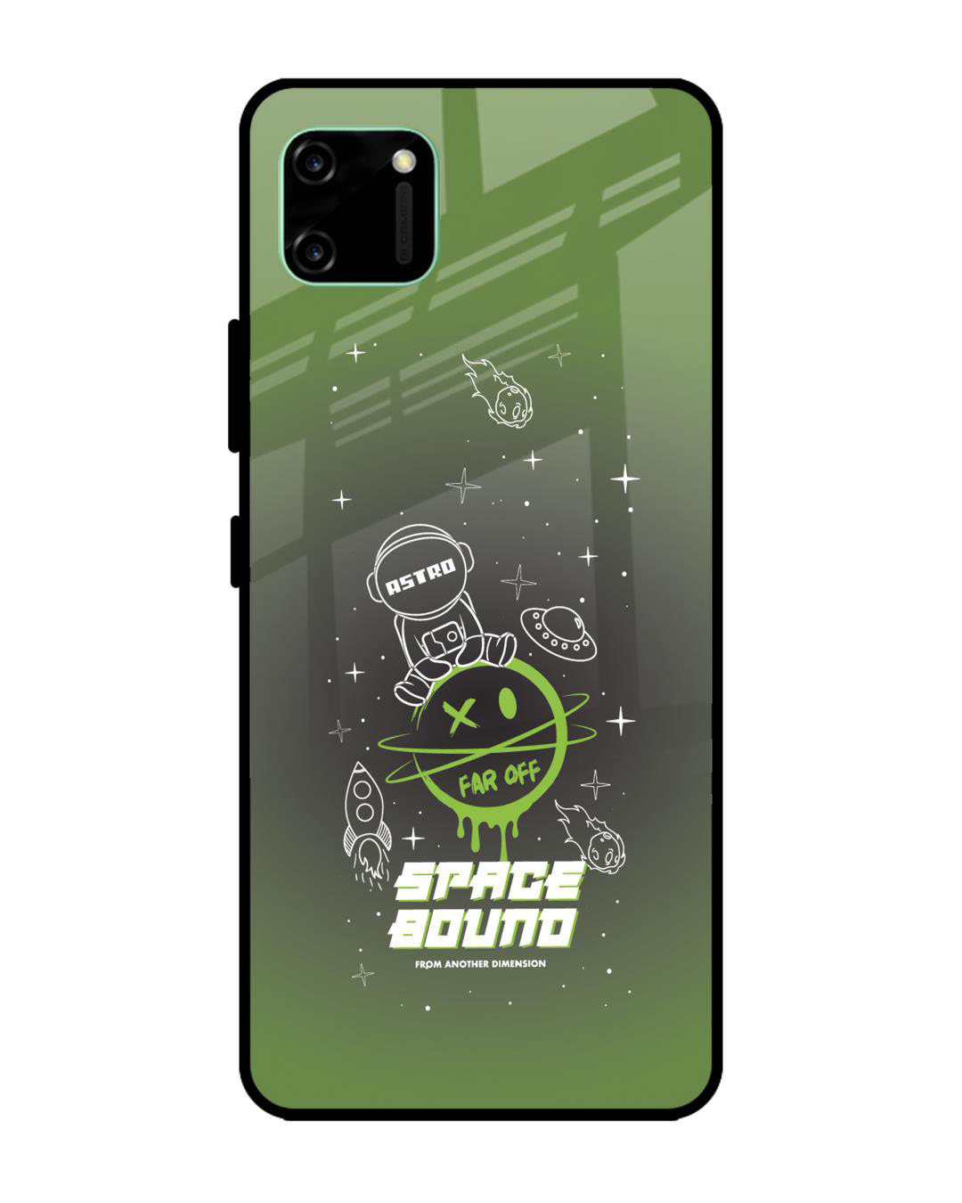 Buy Space Bound Premium Glass Cover for Realme C11 Online in India at Bewakoof
