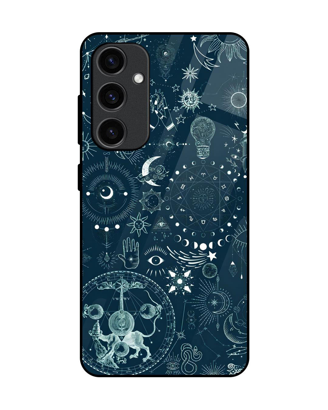 Buy Space Symbols 1 Premium Glass Cover for Samsung Galaxy S23 FE 5G ...