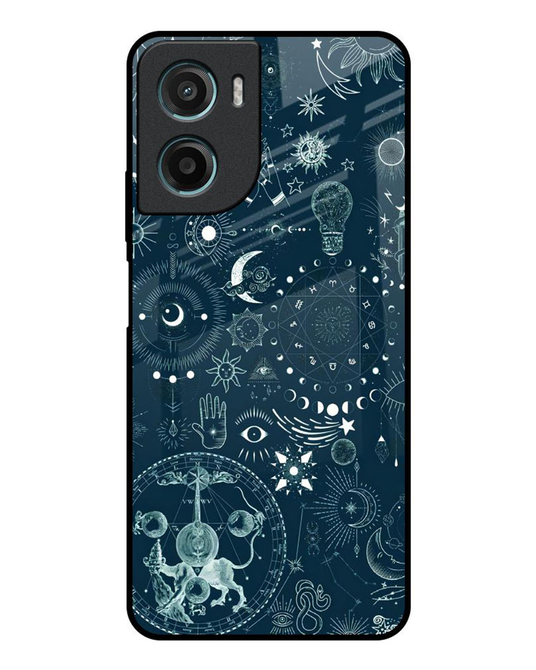 Buy Space Symbols Premium Glass Cover for Motorola G05 Online in India ...